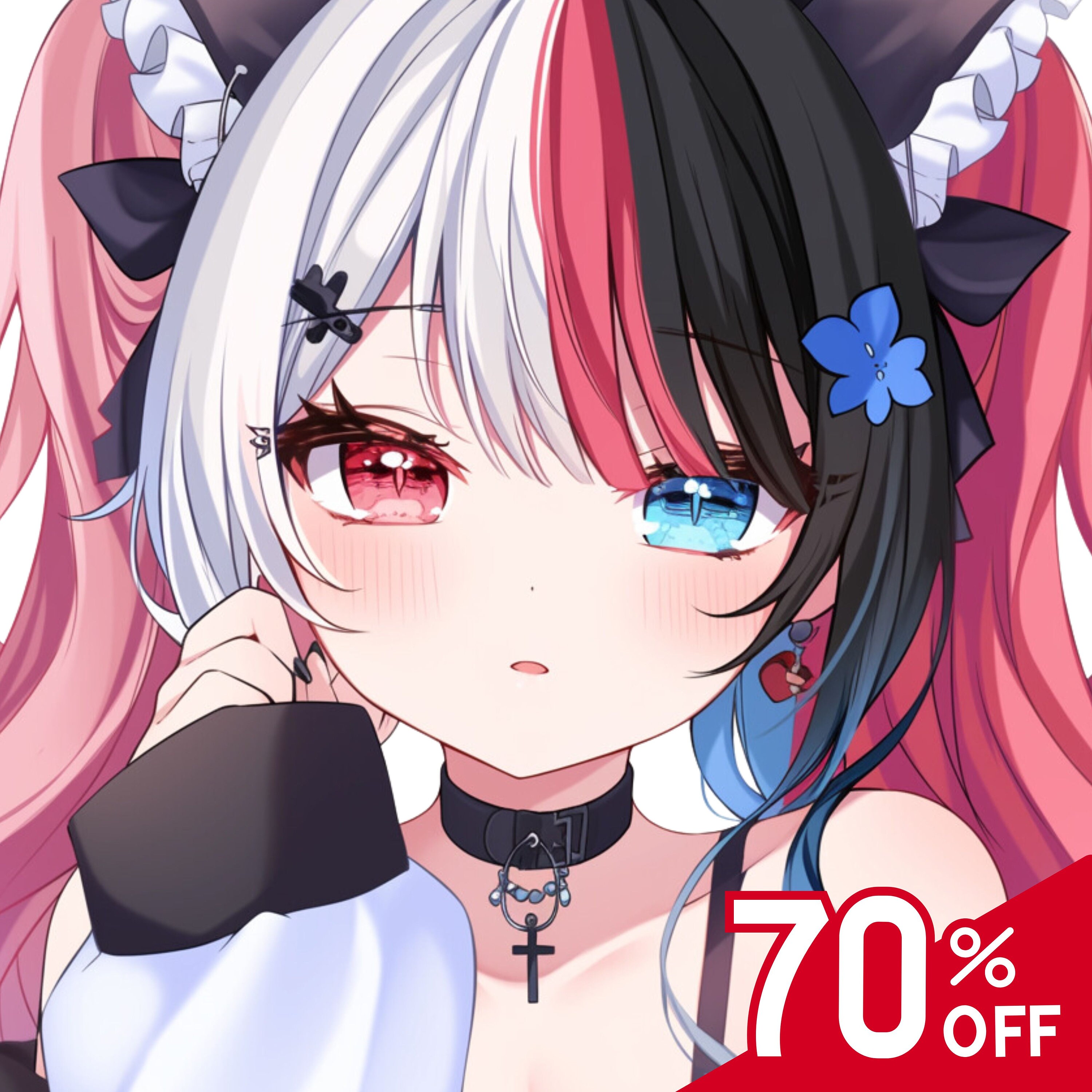 CUSTOM Anime PFP Anime Avatar PFP Art Twitch Profile Picture Anime ...