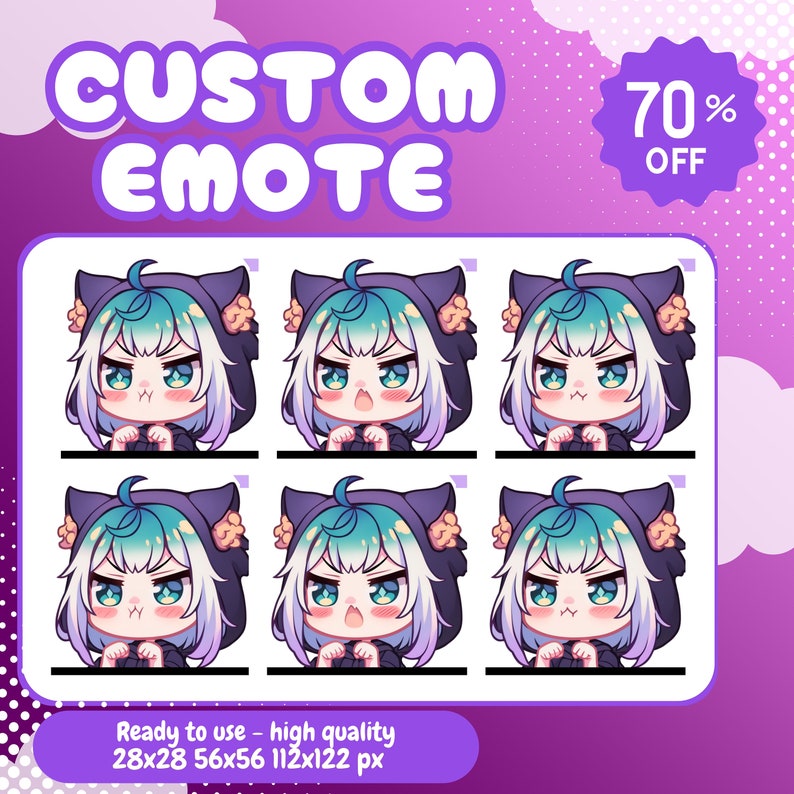 Custom Twitch Emotes | Animated Emotes | Twitch Emote for Streamer ...