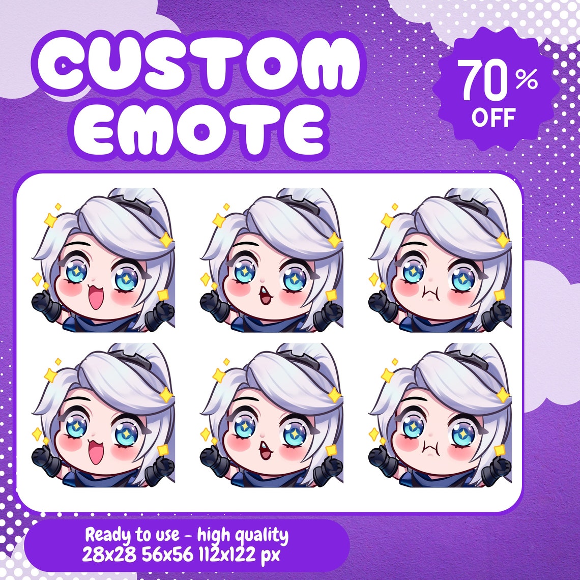 Custom Twitch Emotes | Animated Emotes | Twitch Emote for Streamer ...