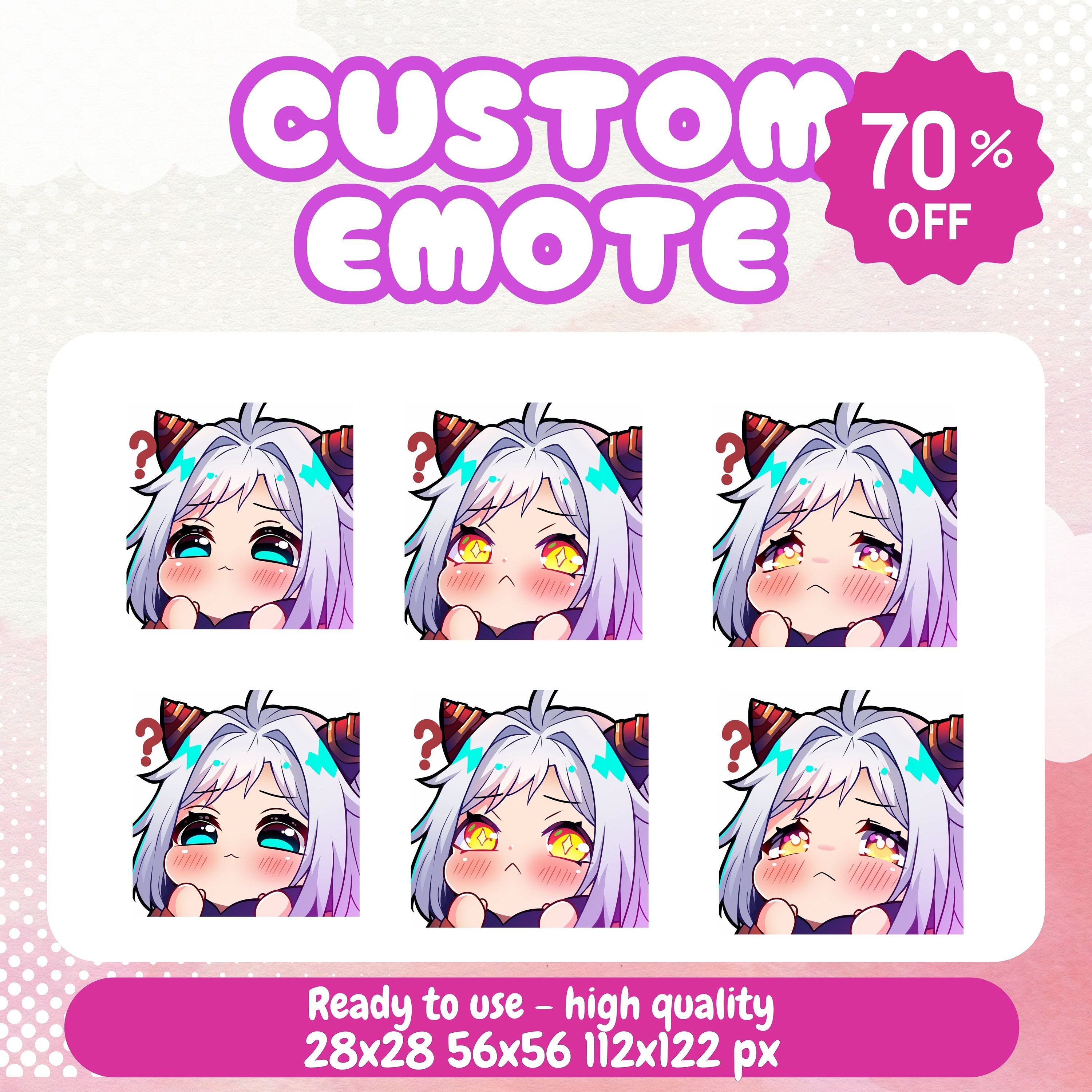 CUSTOM EMOTES | Animated Emotes | Custom Twitch Emotes | Kick Emotes ...