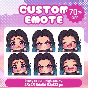 CUSTOM EMOTES | Animated Emotes | Custom Twitch Emotes | Kick Emotes ...