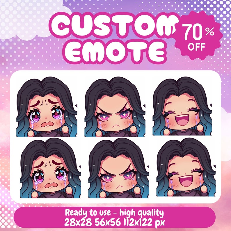 CUSTOM EMOTES | Animated Emotes | Custom Twitch Emotes | Kick Emotes ...