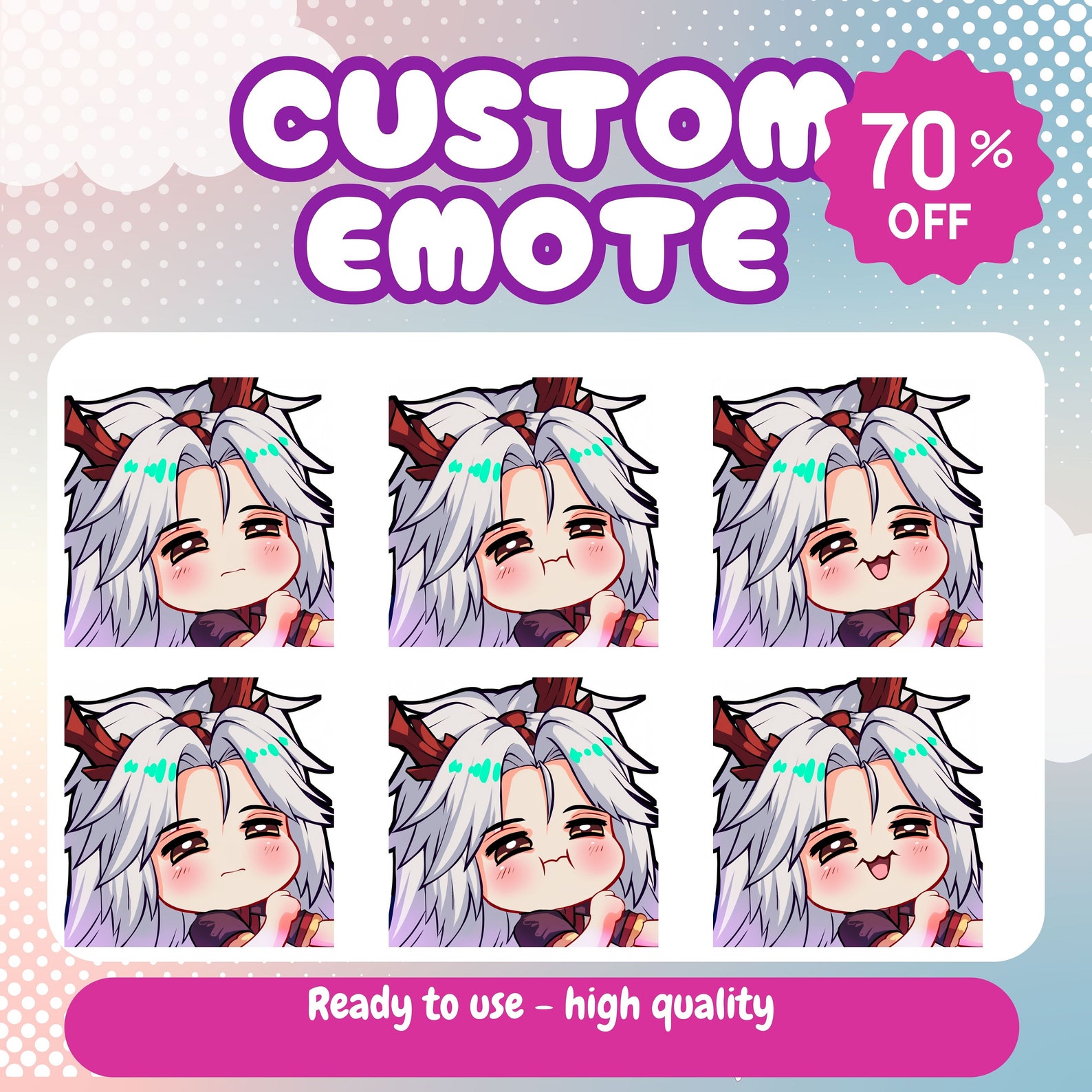 CUSTOM EMOTES | Animated Emotes | Custom Twitch Emotes | Kick Emotes ...