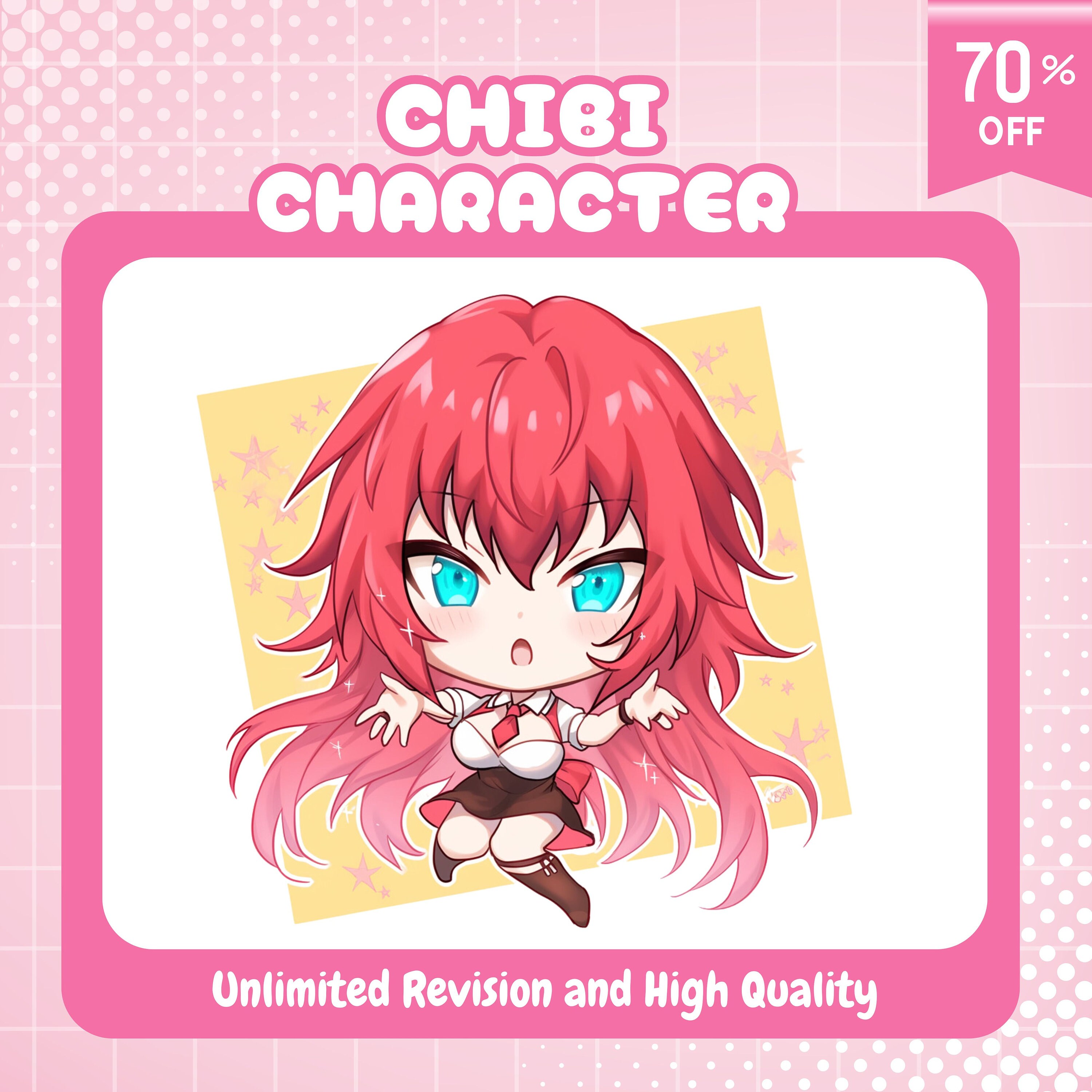 Custom Chibi Anime | Chibi Character | Chibi Logo | Cute Chibi | Cute ...