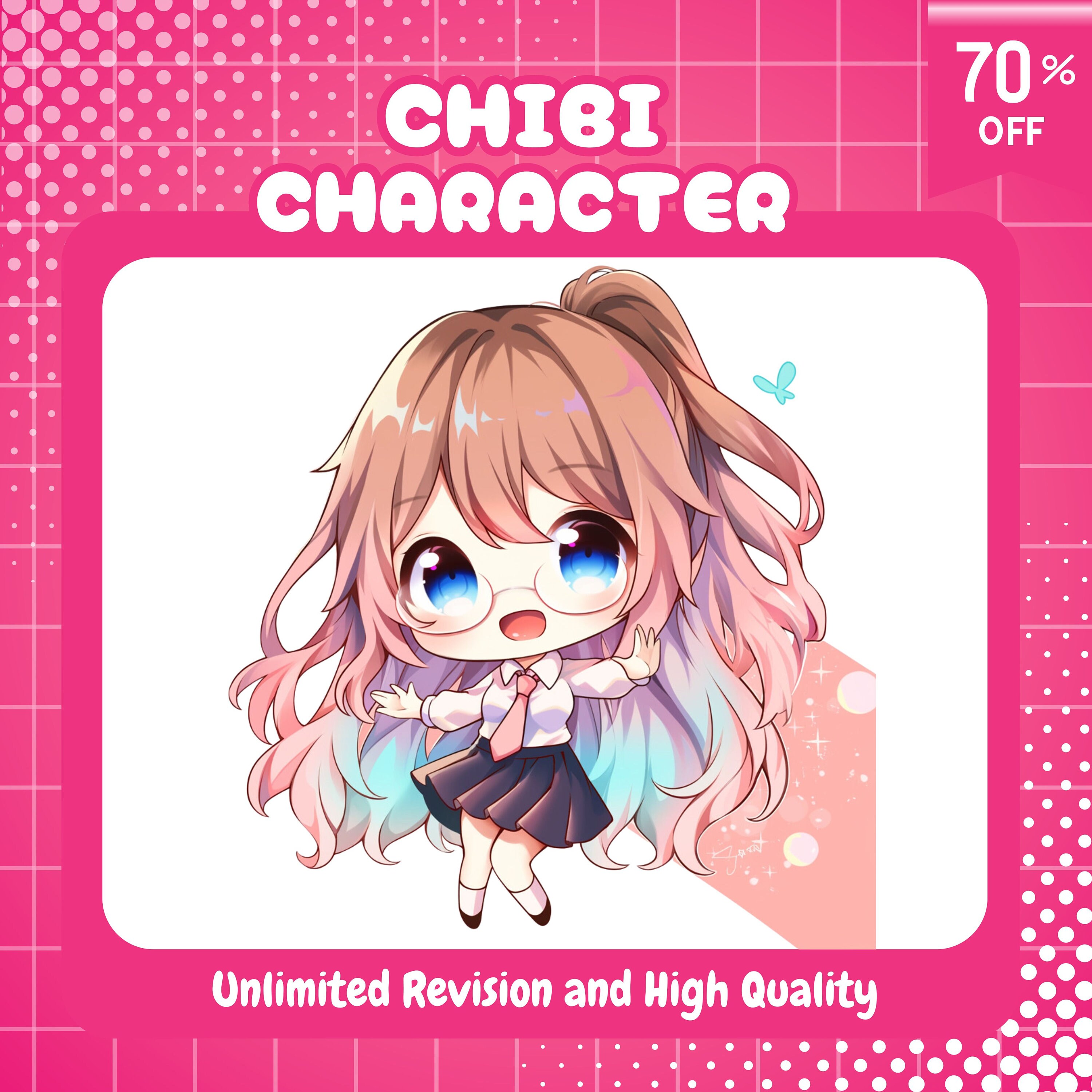 Custom Chibi Anime | Chibi Character | Chibi Logo | Cute Chibi | Cute ...