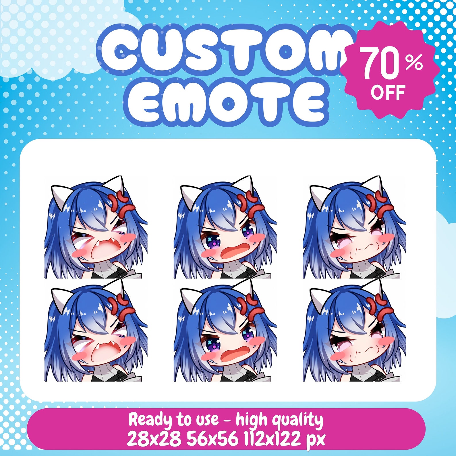 CUSTOM EMOTES | Animated Emotes | Custom Twitch Emotes | Kick Emotes ...