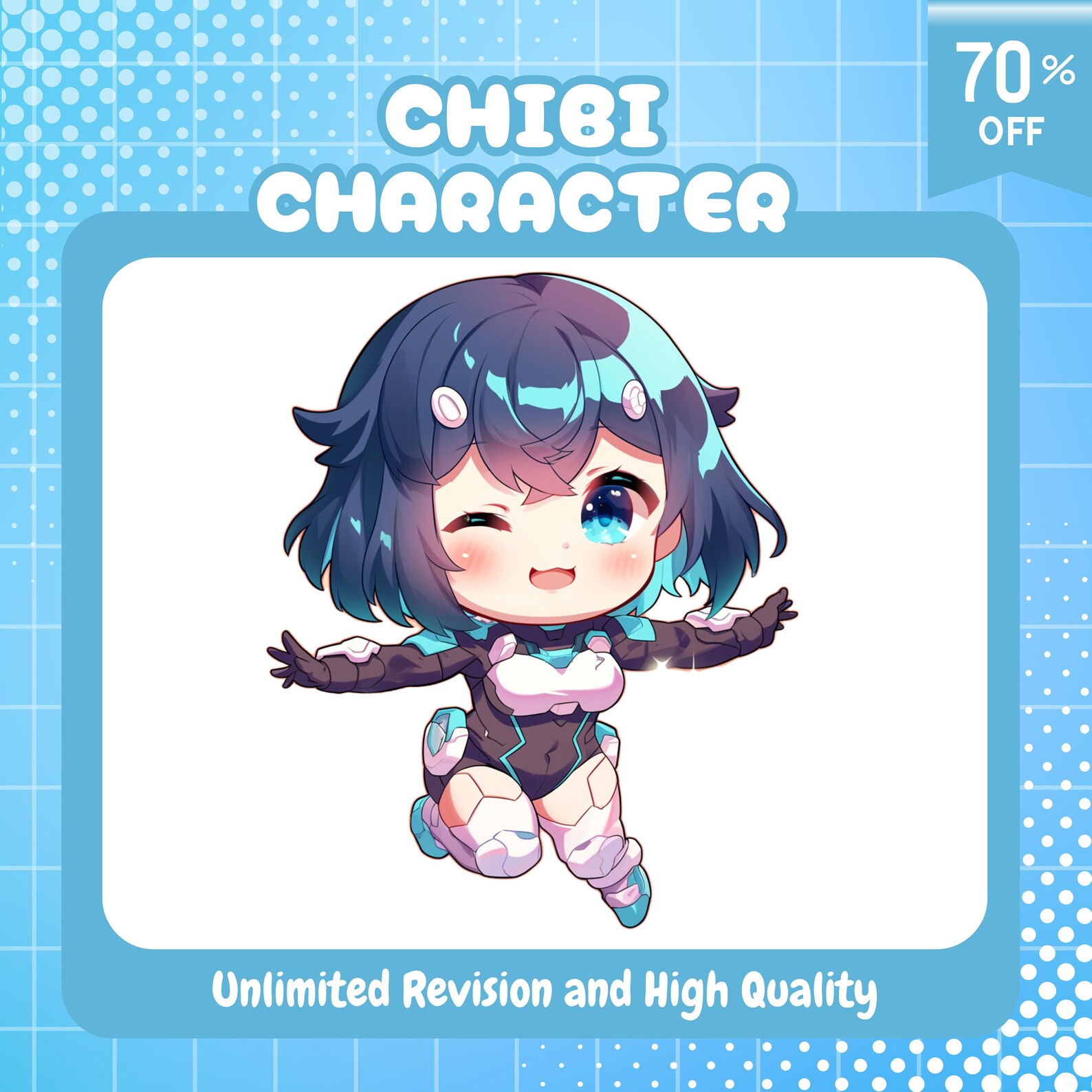 Custom Chibi Anime | Chibi Character | Chibi Logo | Cute Chibi | Cute ...