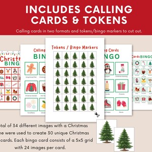 Printable Christmas Bingo, 30 Unique Bingo Cards, Family Christmas ...