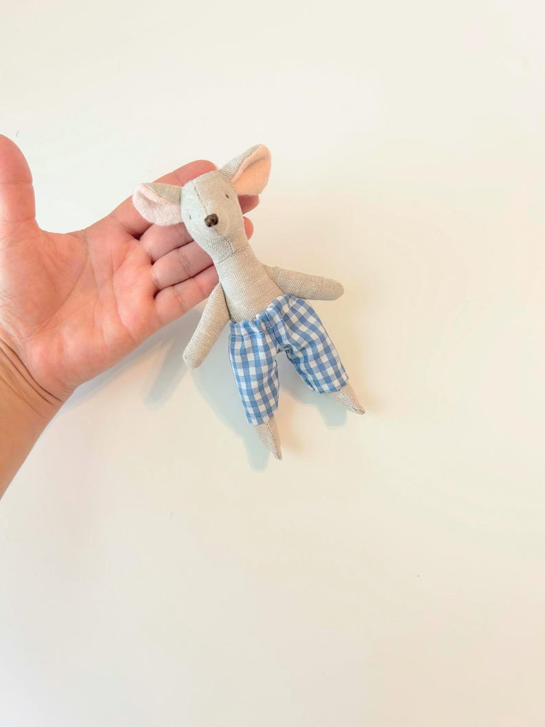 Tiny Mouse Sewing Pattern: 5 Inch Doll With Clothes (PDF Pattern) Step ...