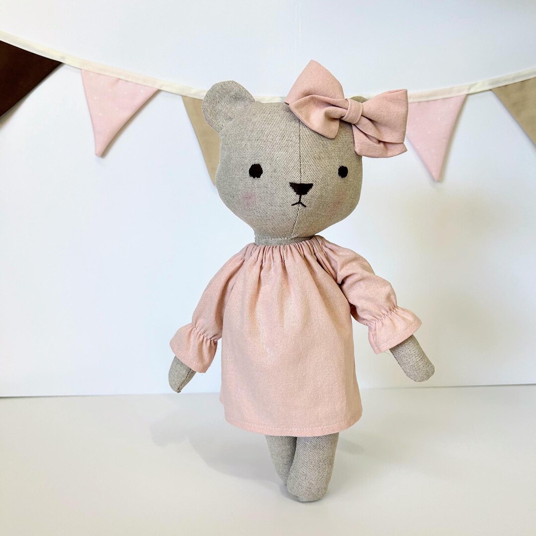 Teddy Bear Sewing Pattern: 14-inch Cloth Doll (PDF Pattern) - Etsy