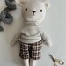 Bear Doll Sewing Pattern Bear Soft Toy Pattern and Tutorial Instant ...