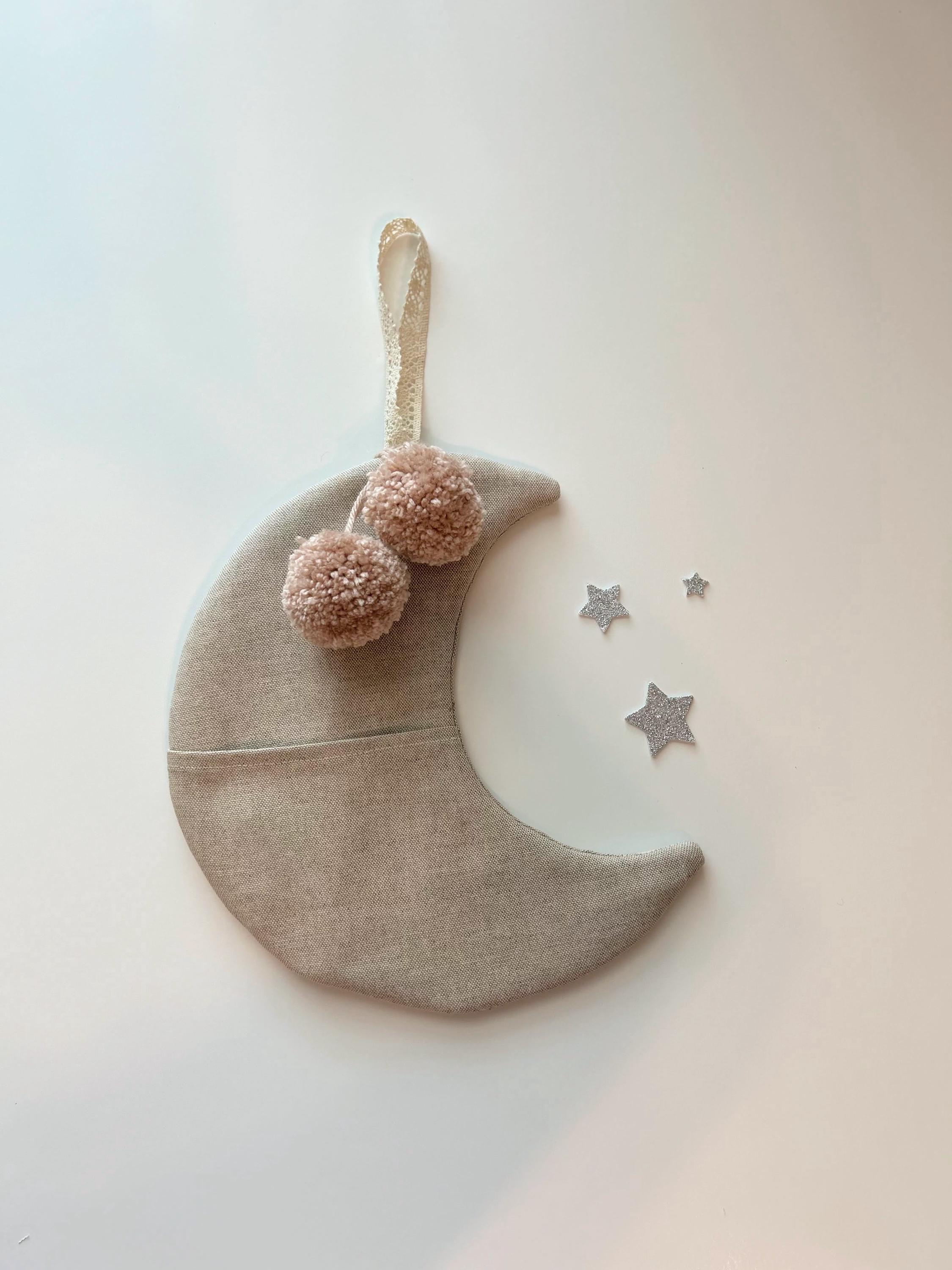Hanging Moon With Pocket PDF Sewing Pattern - Wall Decoration Baby ...