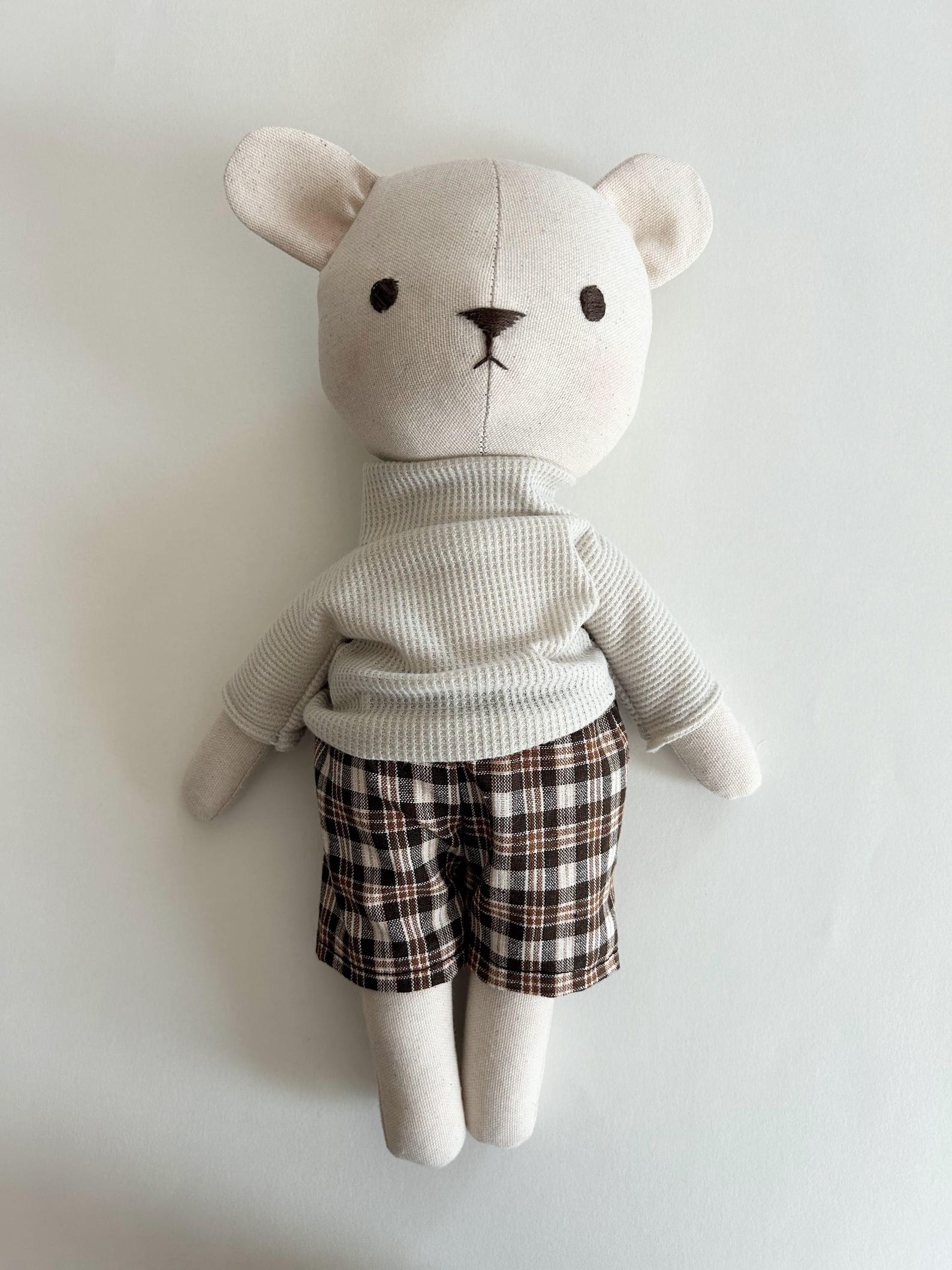 Bear Doll Sewing Pattern Bear Soft Toy Pattern and Tutorial Instant ...