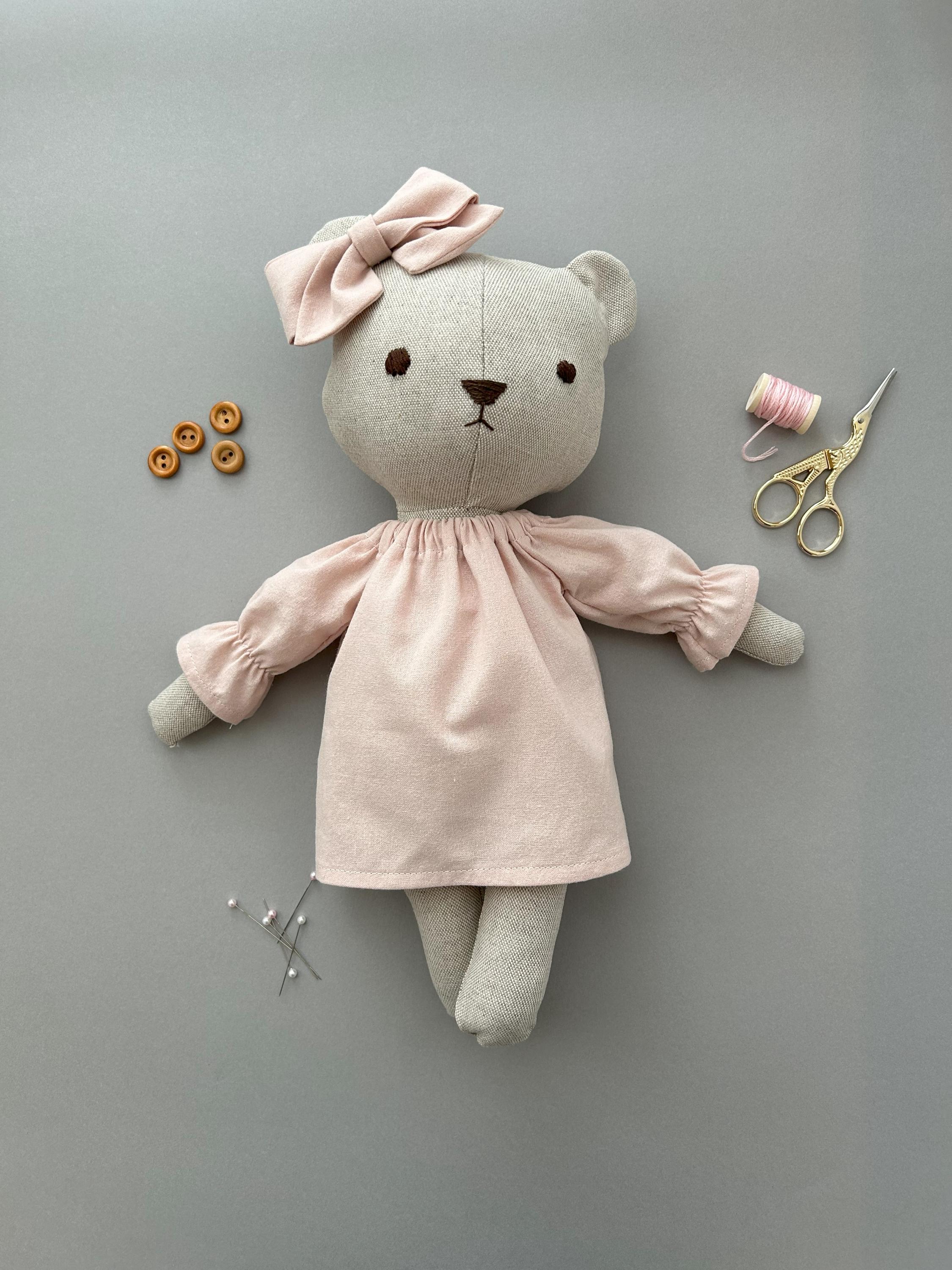 Teddy Bear Sewing Pattern PDF Make a Bear/cloth Doll Stuff Animal Toy ...