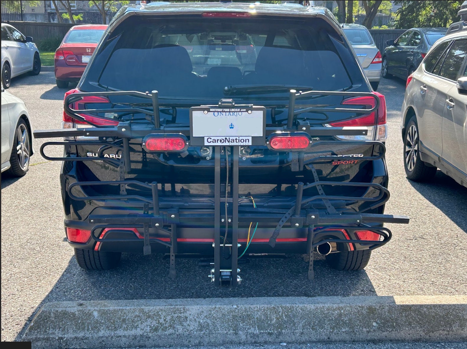 Bike Rack License Plate Holder With Lights - Etsy