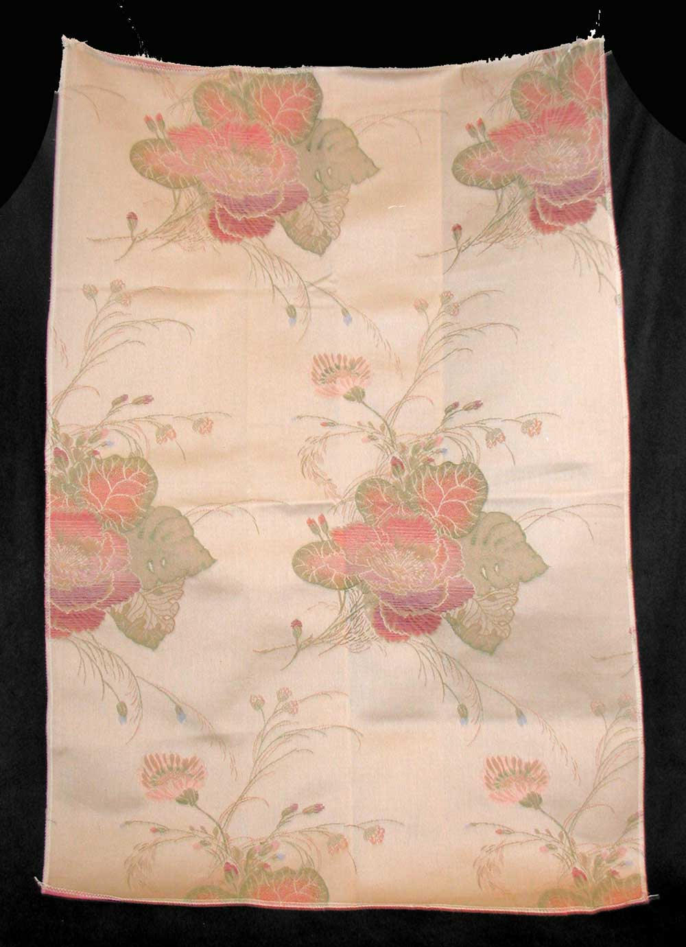 Beautiful Woven Floral Sample Colors of Greens and Pinks on - Etsy