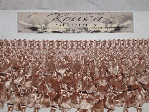 Beautiful Vintage CONSO Tassel Trim From 60s/70s No. 11223 - Etsy