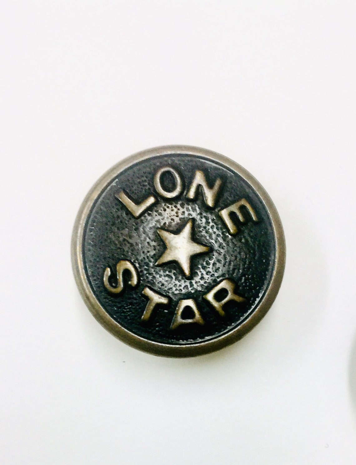 LOT: Vintage 70s Western-themed Metal Buttons With Metal Shank - Etsy