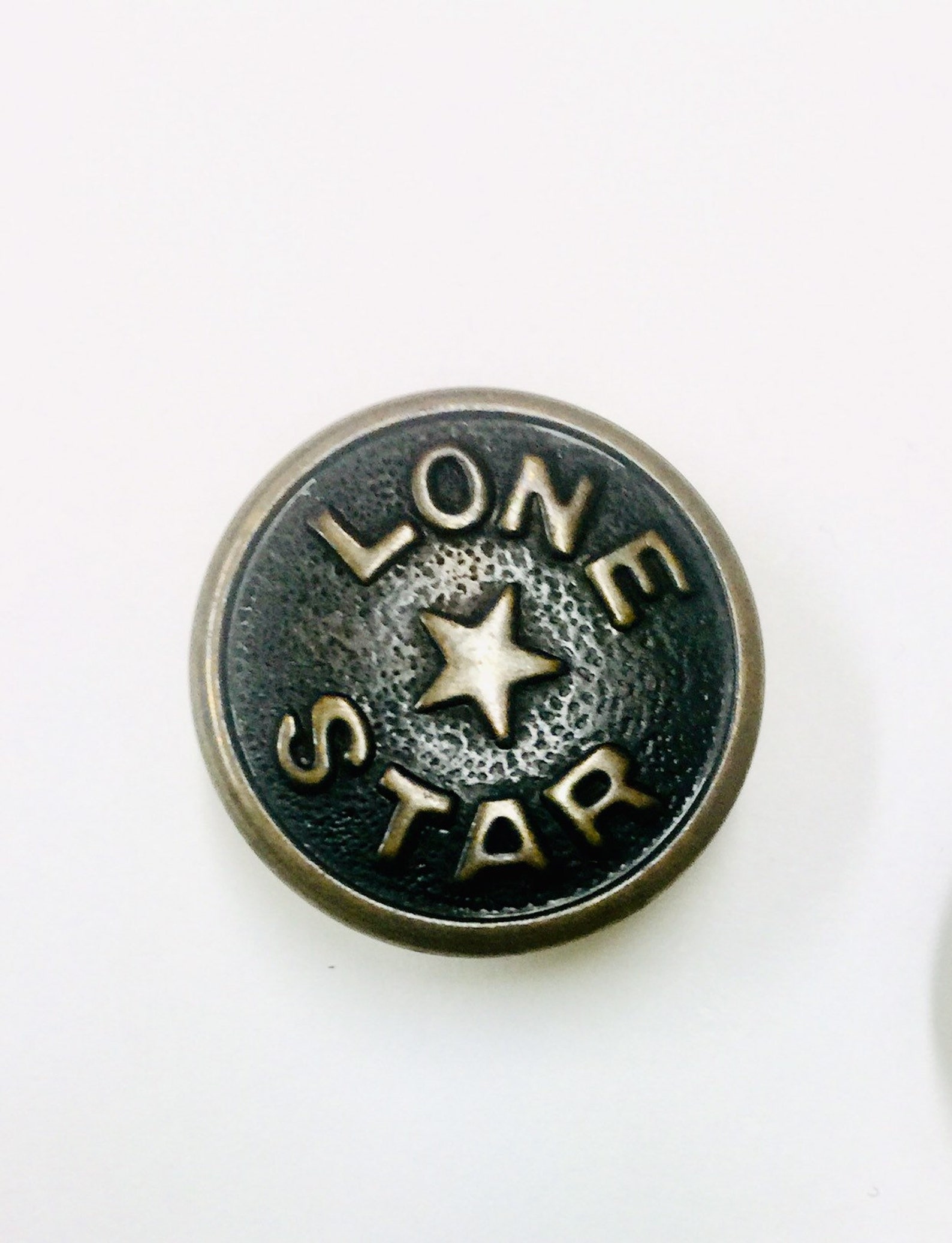 LOT: Vintage 70s Western-themed Metal Buttons With Metal Shank - Etsy