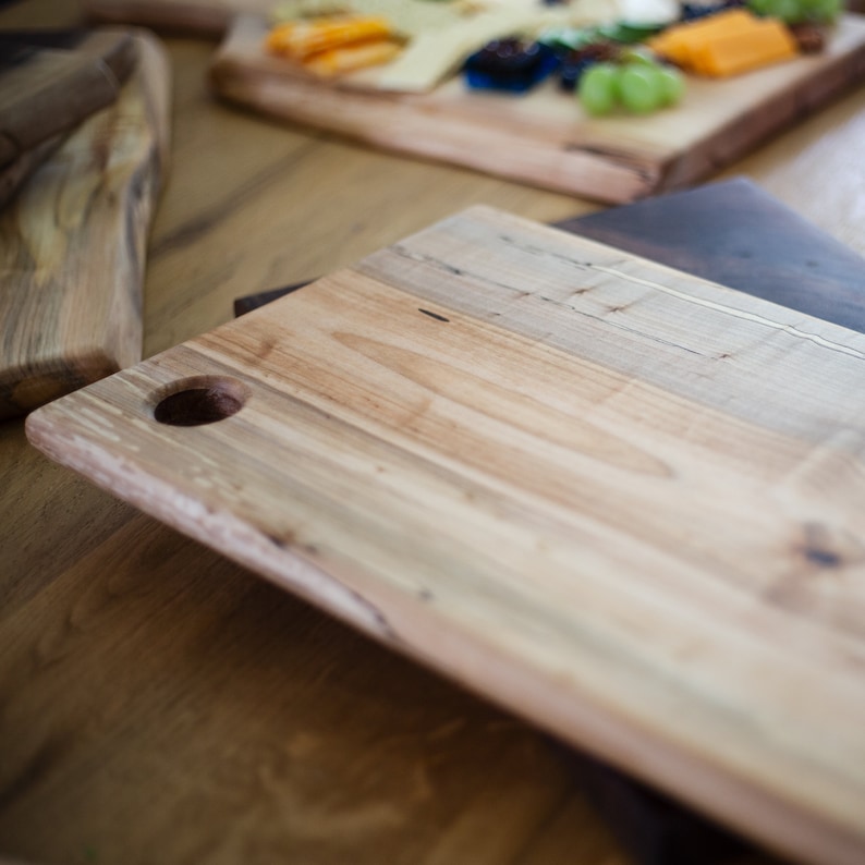 Live Edge Charcuterie Board Personalized Rustic Cheese Board Custom ...