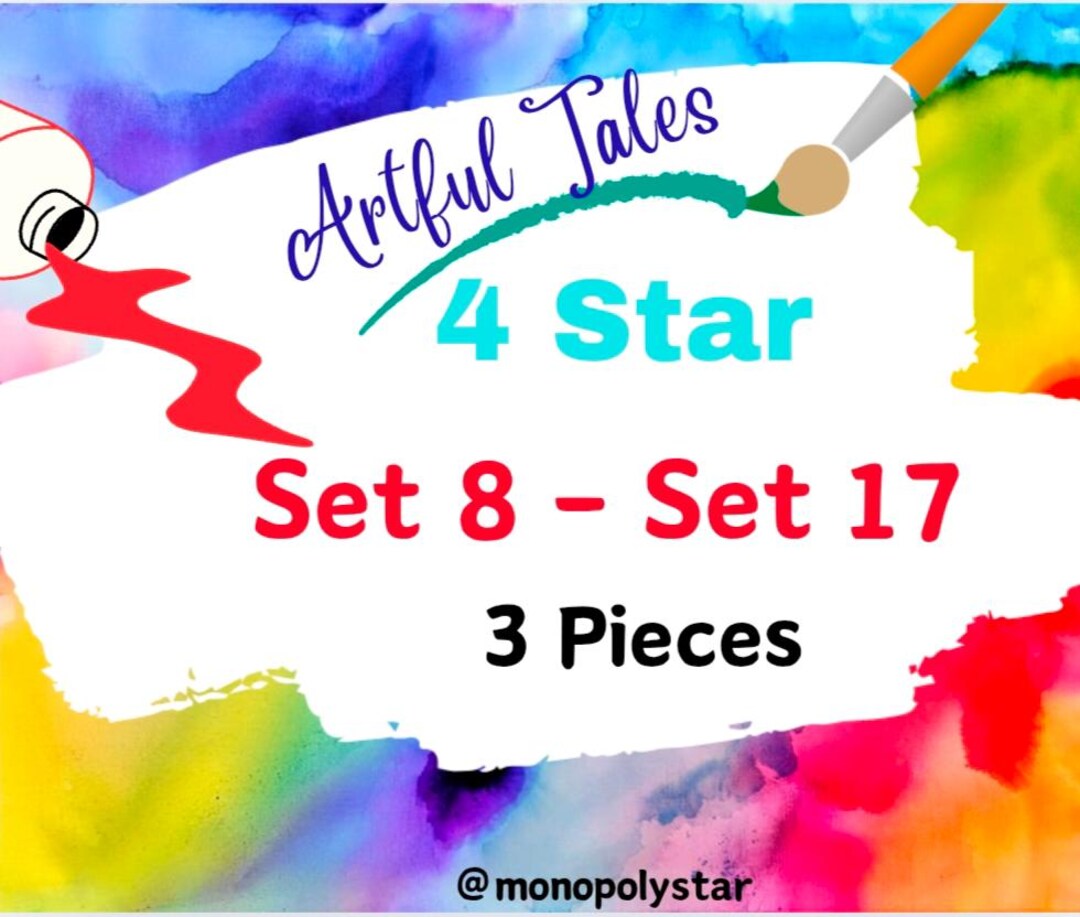 Mono-go 4 STAR set 8 Set 17 3 Pieces - Etsy