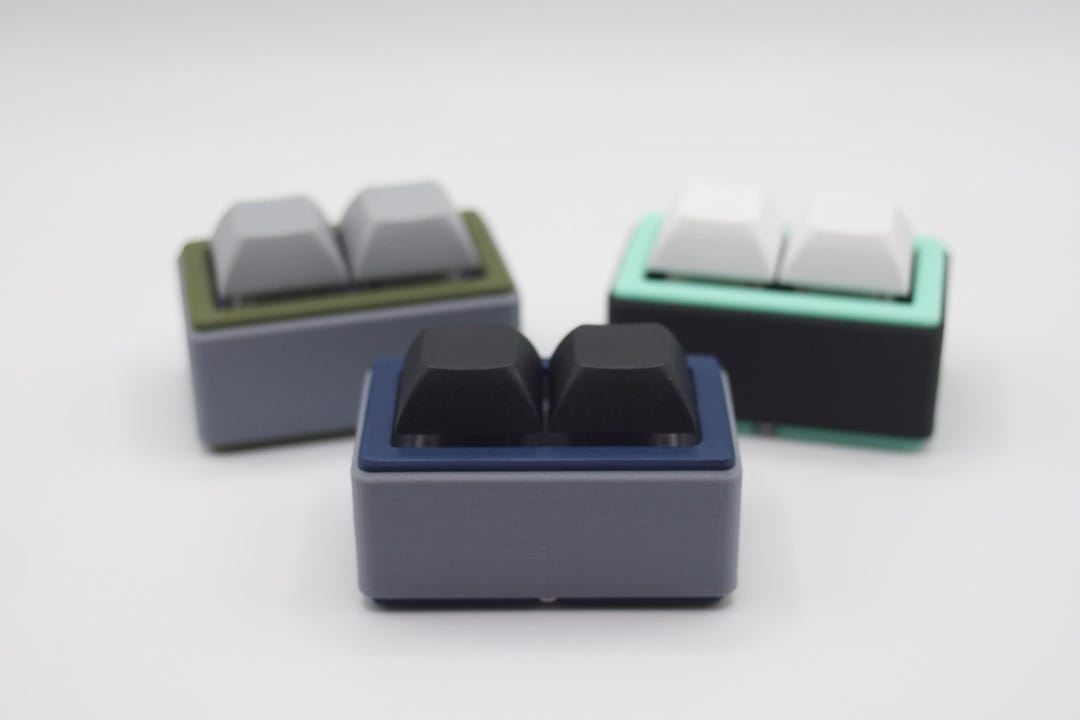 Togkey Pad Duo: 2-key Programmable Mini Compact Macropad | RGB Lighting ...