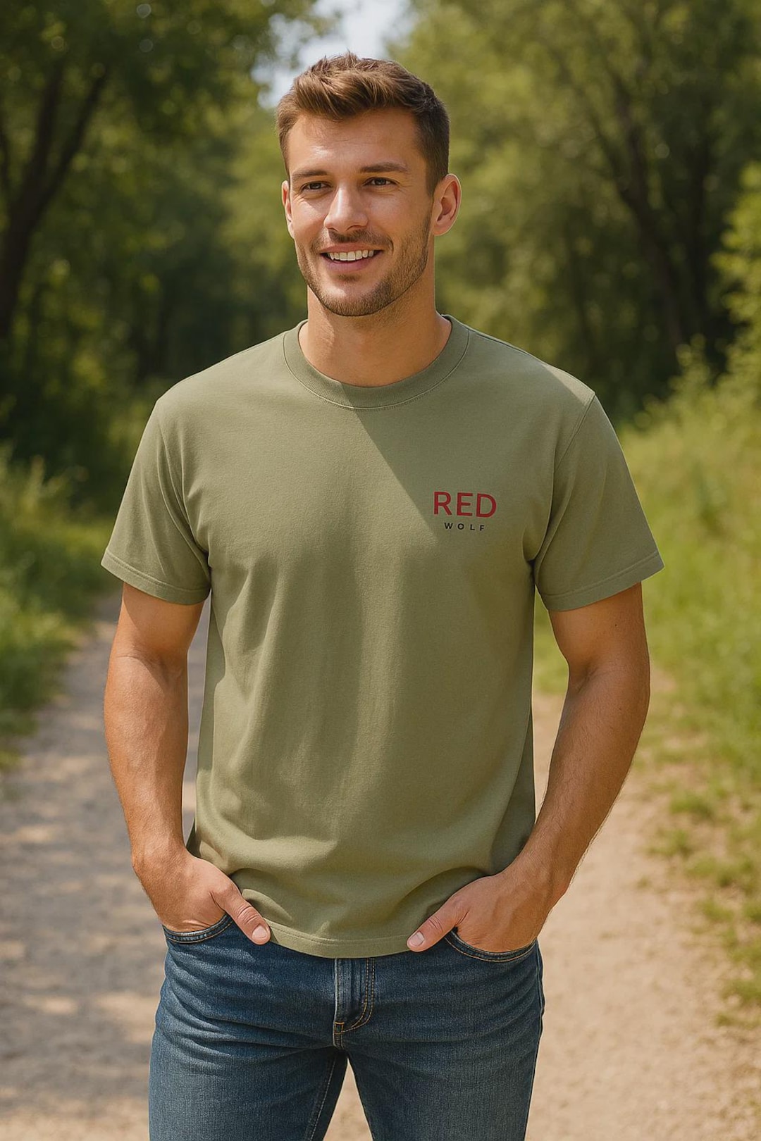 Red Wolf T-shirt | Unisex Wildlife Shirt | Animal Lover Gift | Nature ...