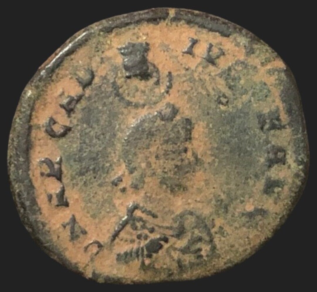 Hand of God-ancient Roman Bronze Coin of Emperor Arcadius 383-408 CE - Etsy