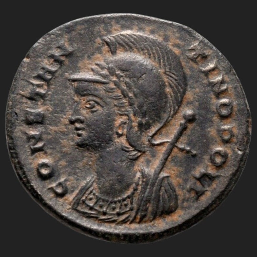 688-ancient Bronze Coin of Constantine Commemorating the Founding of ...