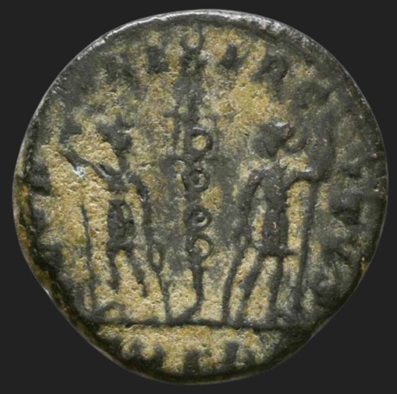 Delmatius-ancient Bronze Coin of Roman Emperor Delmatius Caesar 335-337 ...