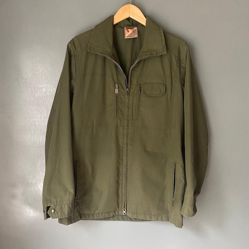 Green Canvas Jacket Men - Etsy