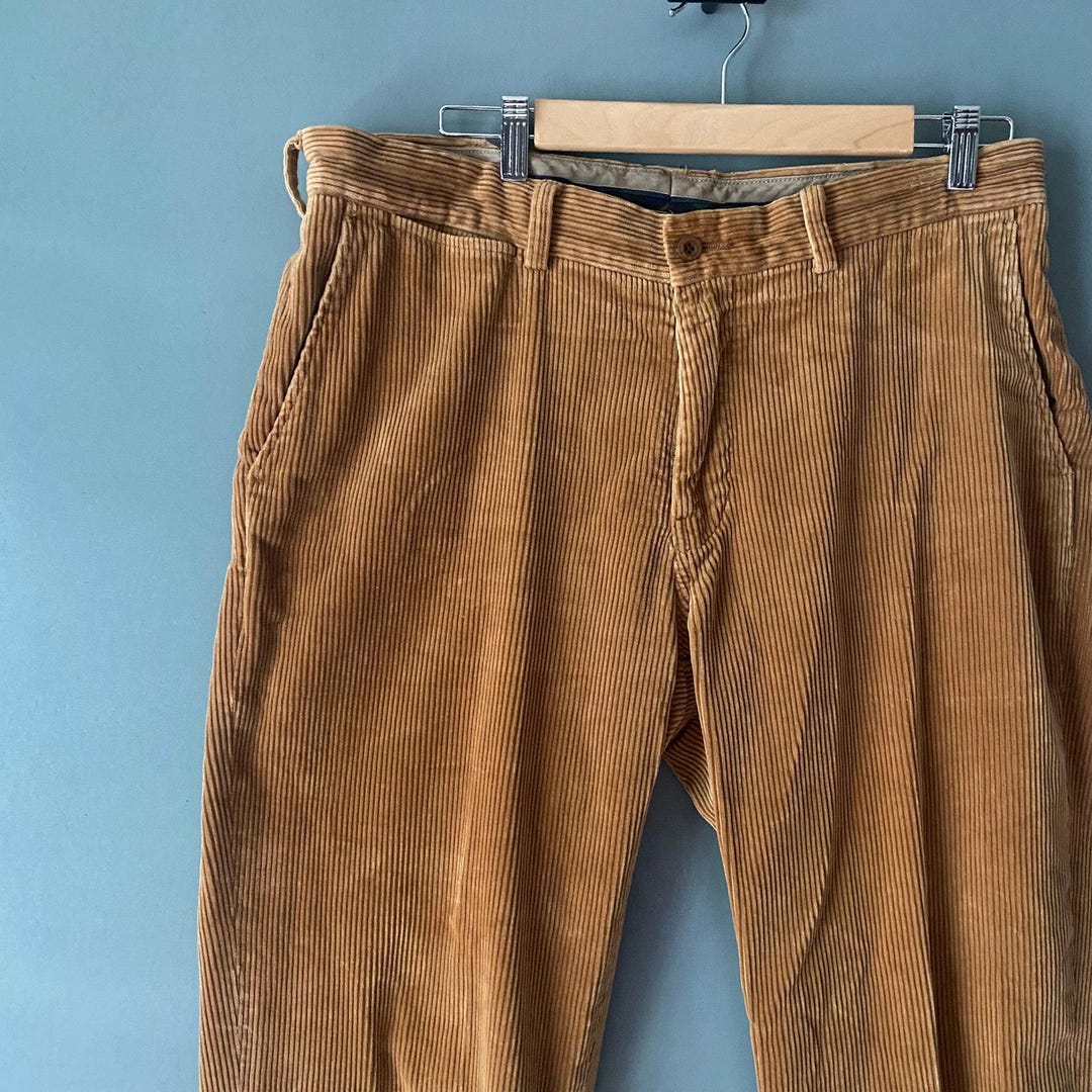 VINTAGE Polo by Ralph Lauren Preston Brown Corduroy Mens Pant 36x30 Cotton 90s Y2K - Etsy