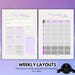 My Purplelish Planner PURPLE Digital Printable Note Checklist Personal ...