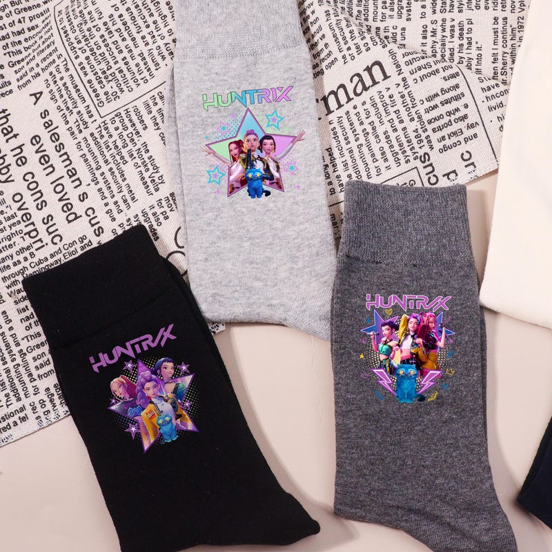 Kpop Demon Hunters Socks - Etsy