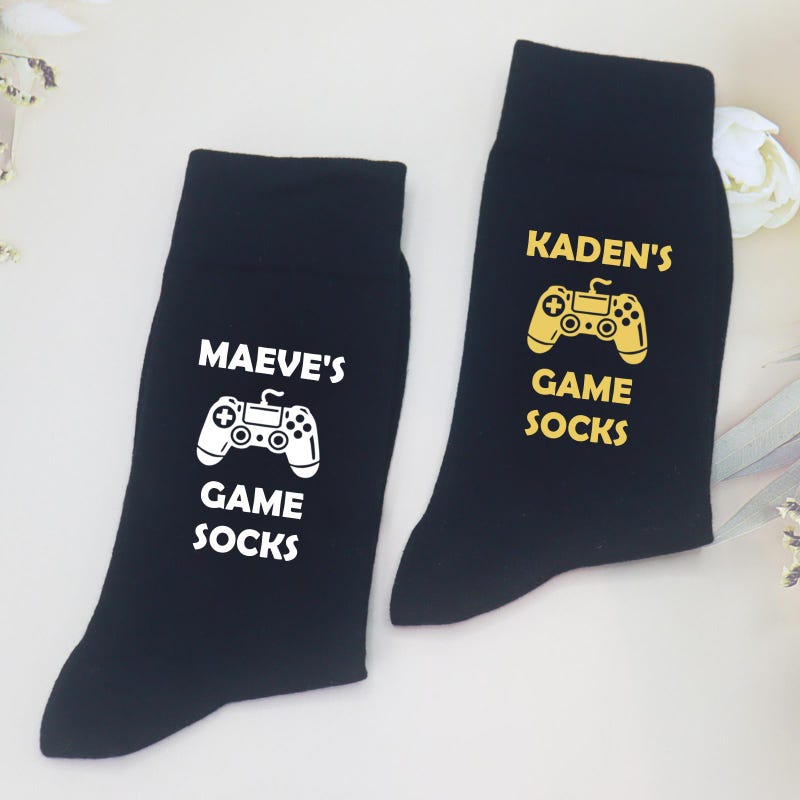 Kids Gaming Socks - Etsy