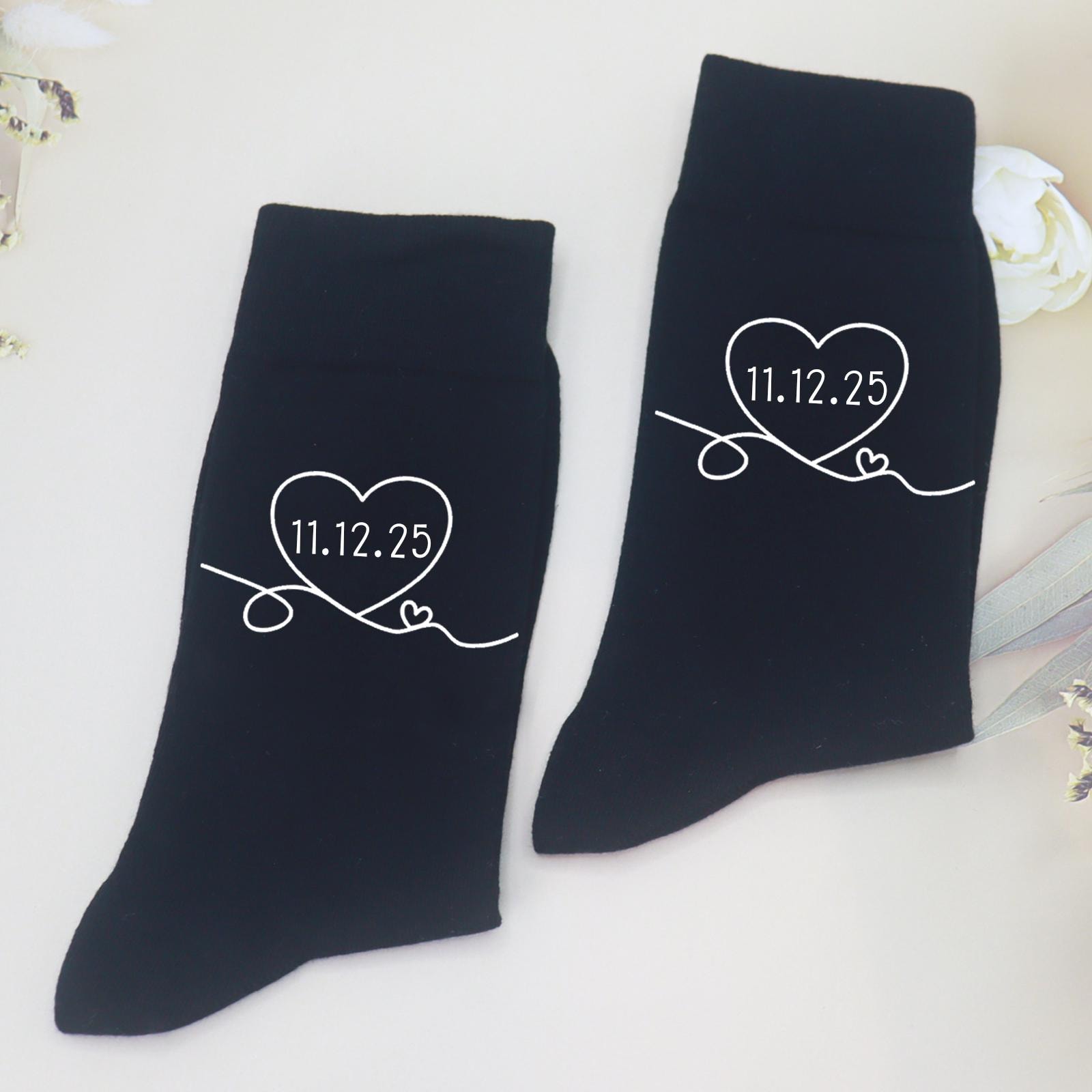 Wedding Sock for the Groom and Wedding Party,couple Sock,personalized ...