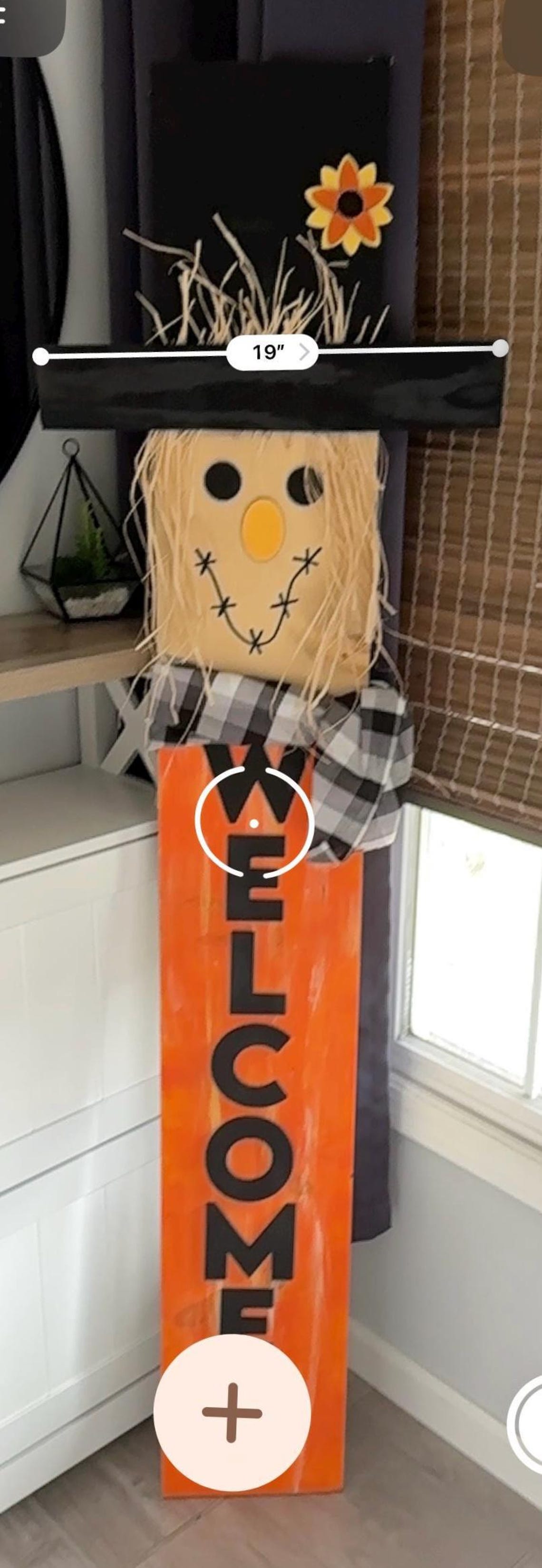 Scarecrow Leaning Porch Sign, Fall Decor, Home Decor, Cute Porch Signs ...