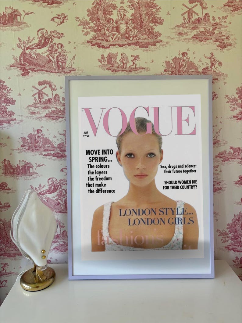 Kate Moss Poster, Pink Kate Moss, Vogue Kate Moss, Kate Moss Vogue ...