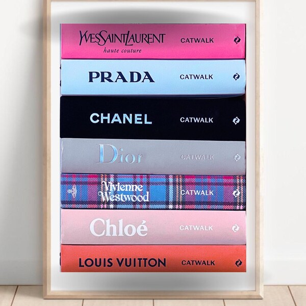 Designer Book Stack - Etsy