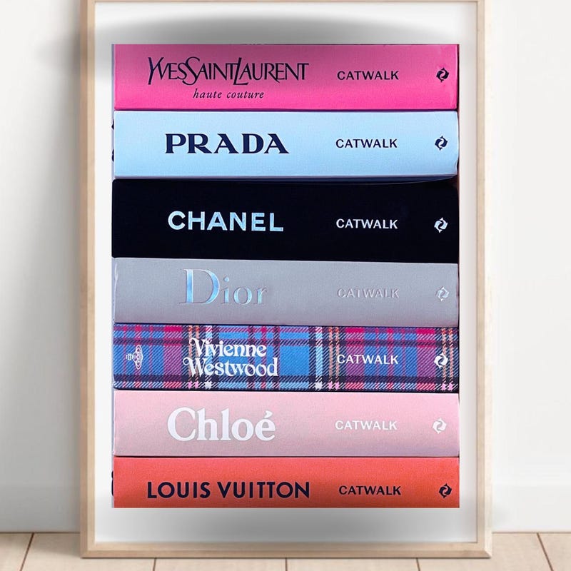 Designer Book Stack - Etsy