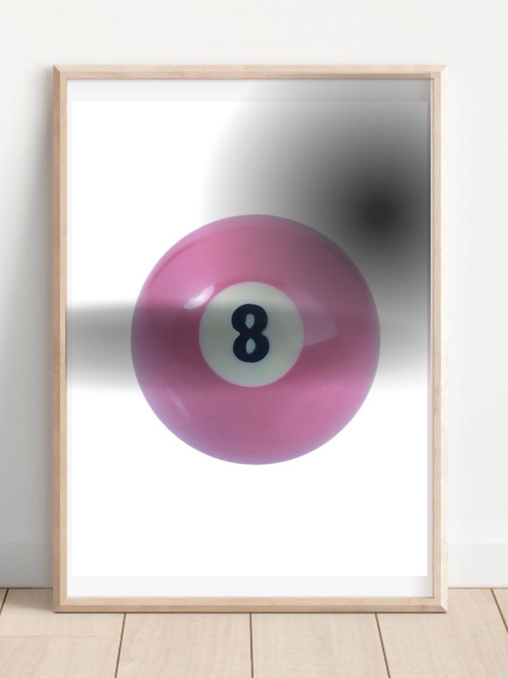 Chic Pink 8 Ball Poster Trendy Wall Art for Fashion Girls - Etsy