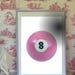 Chic Pink 8 Ball Poster Trendy Wall Art for Fashion Girls - Etsy