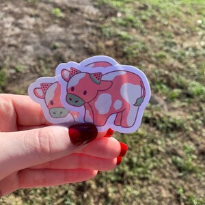 Fruit Cow Stickers Waterproof Cow Stickers - Etsy