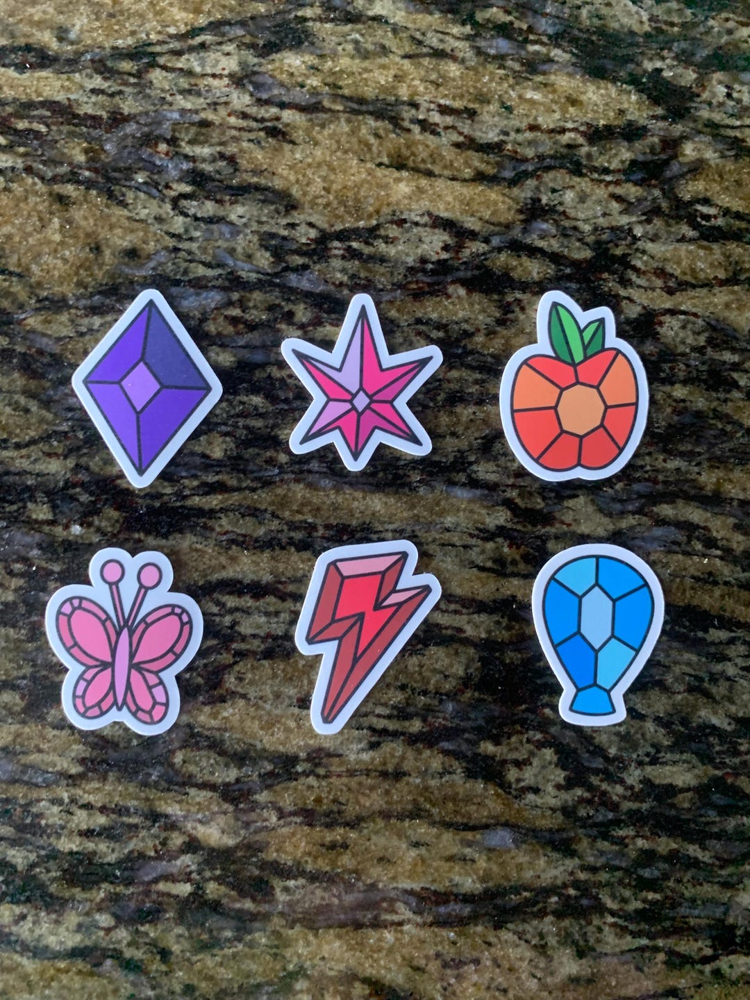 My Little Pony Elements of Harmony Symbol Stickers Waterproof Cutie ...