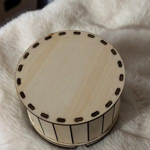 Wooden Laser Cut Iris Box - Etsy