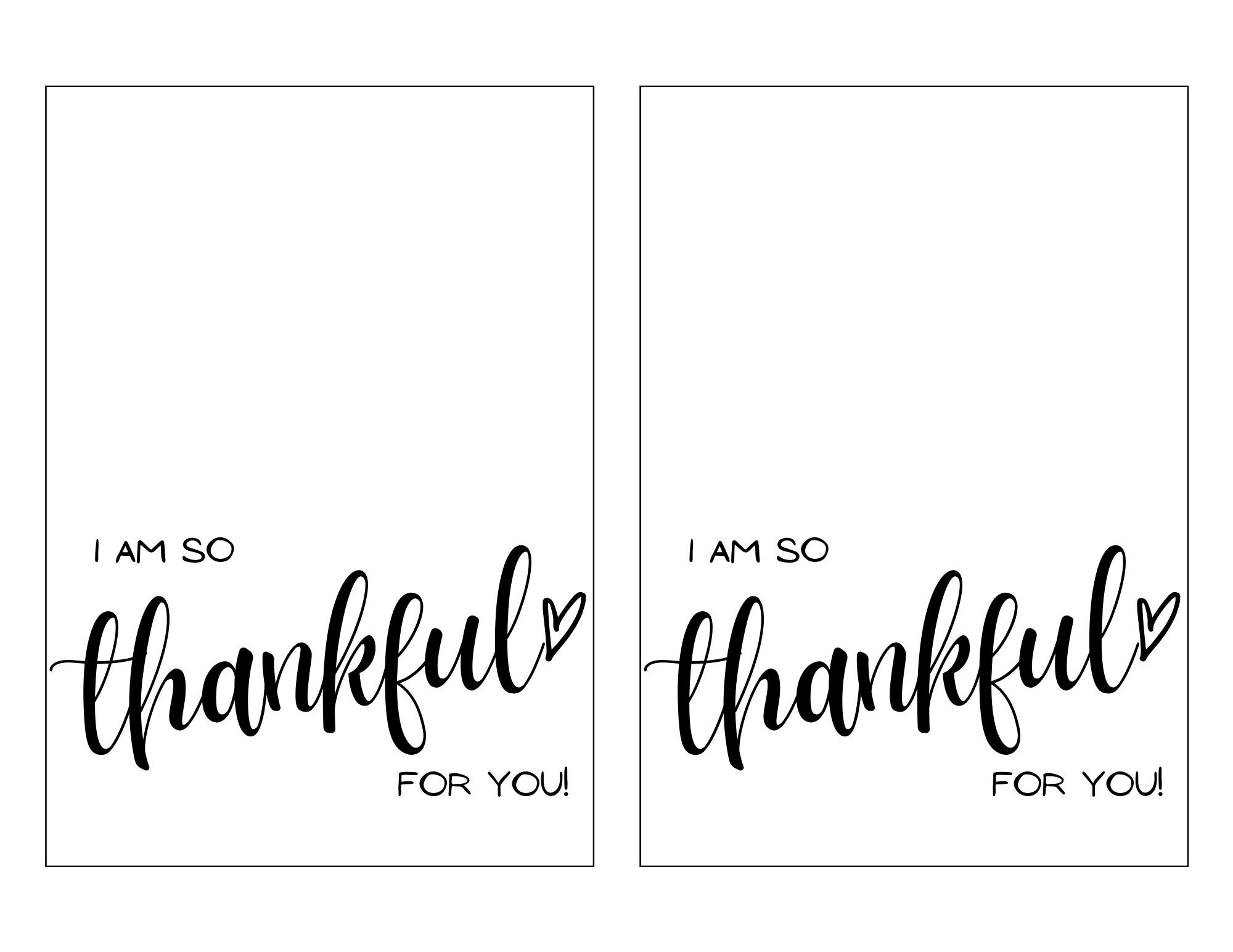 Thank You Cards Gratitude Cards Digital Simple Minimalist Card ...
