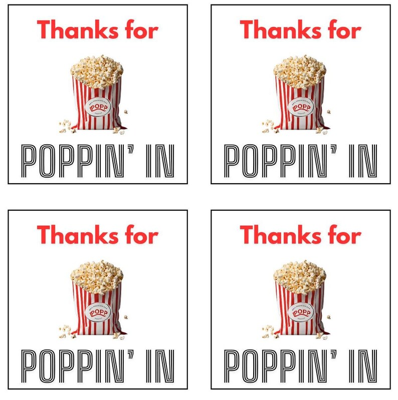 Thanks for Poppin in Tags Back to School - Etsy