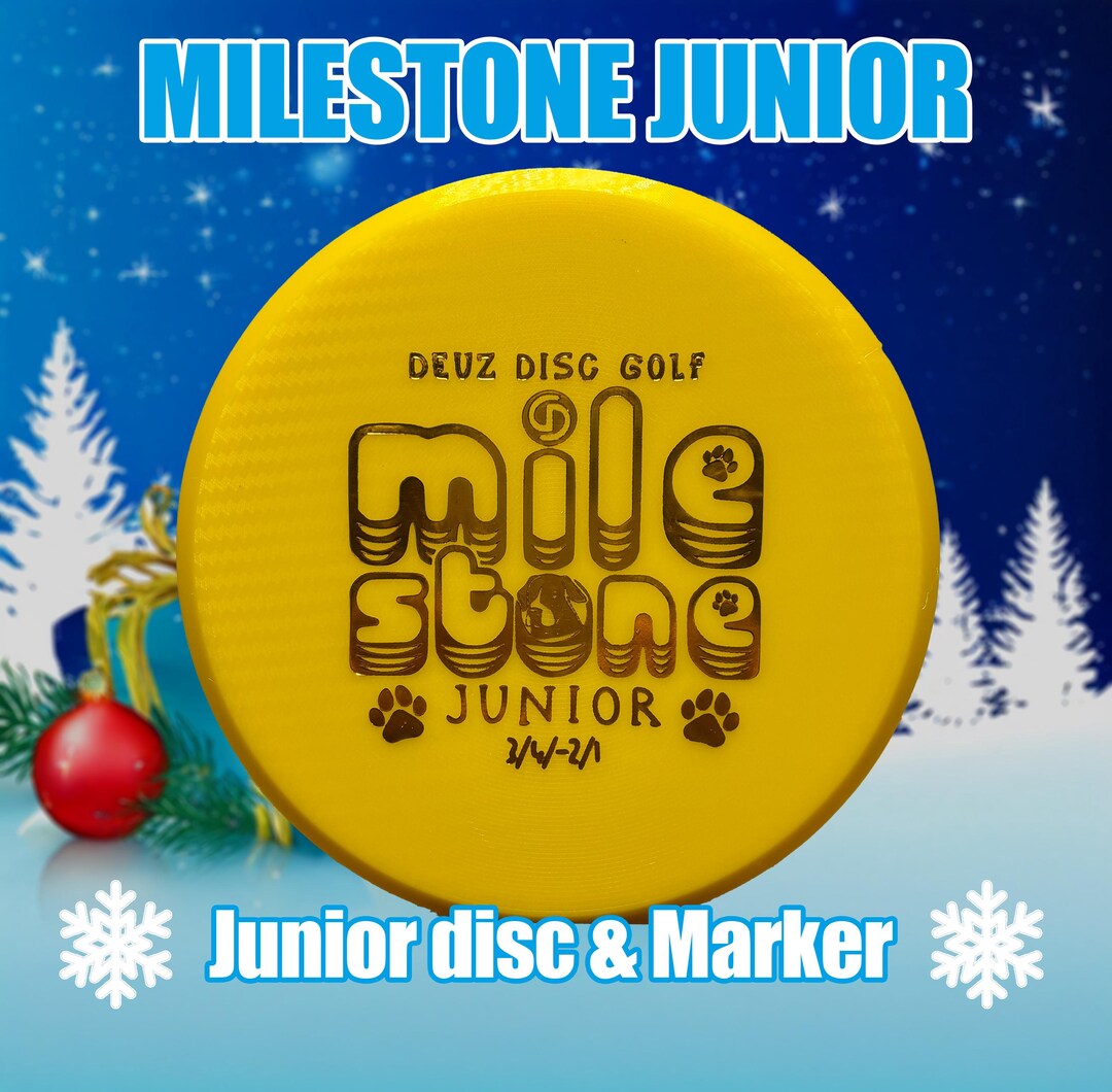 Milestone JR - Junior Disc - Marker Disc - 3D Printed - Made in Finland ...