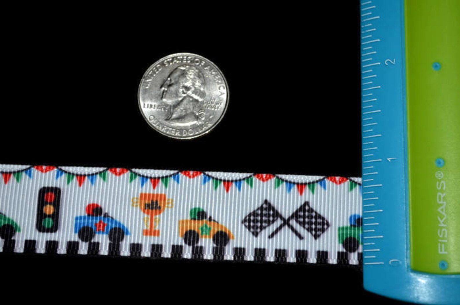 Race Car Ribbon Checkerboard Ribbon Finish Line Ribbon - Etsy