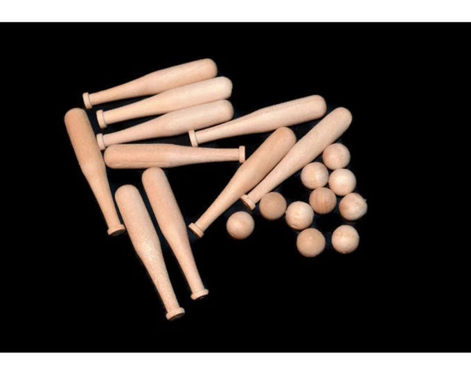 Mini Baseball Bats, Baseball Party Supplies, Softball Party, Wooden ...